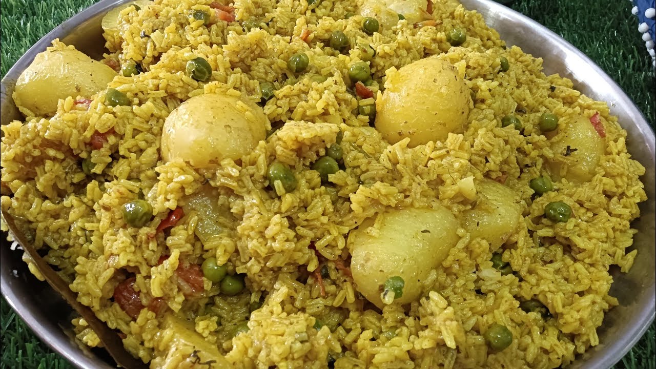 Winter Special U.p style Aloo Matar Tehri | Tehri Recipe U.p style ...