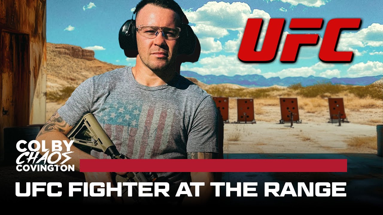 UFC Fighter At The Shooting Range | Colby Covington - YouTube