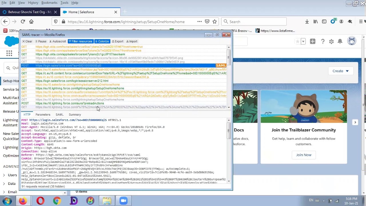 How to capture SAML logs using SAML Tracer - YouTube