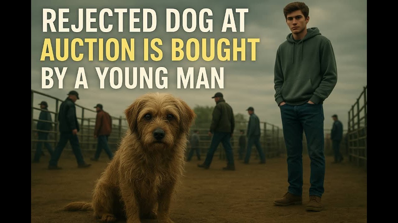 "Rejected Dog at Auction Becomes a Hero — What This Man Did Will Melt ...