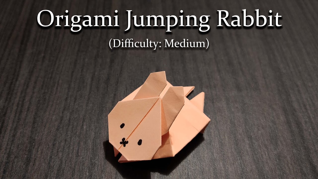 Origami Jumping Rabbit: Step-by-Step Tutorial for Beginners - YouTube