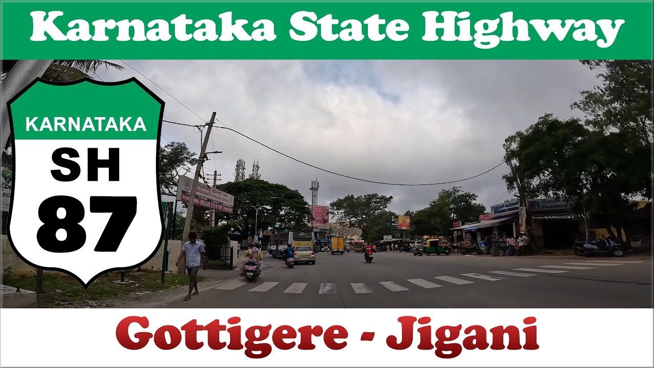 SH-87 | Gottigere (T.John College) to Jigani - YouTube