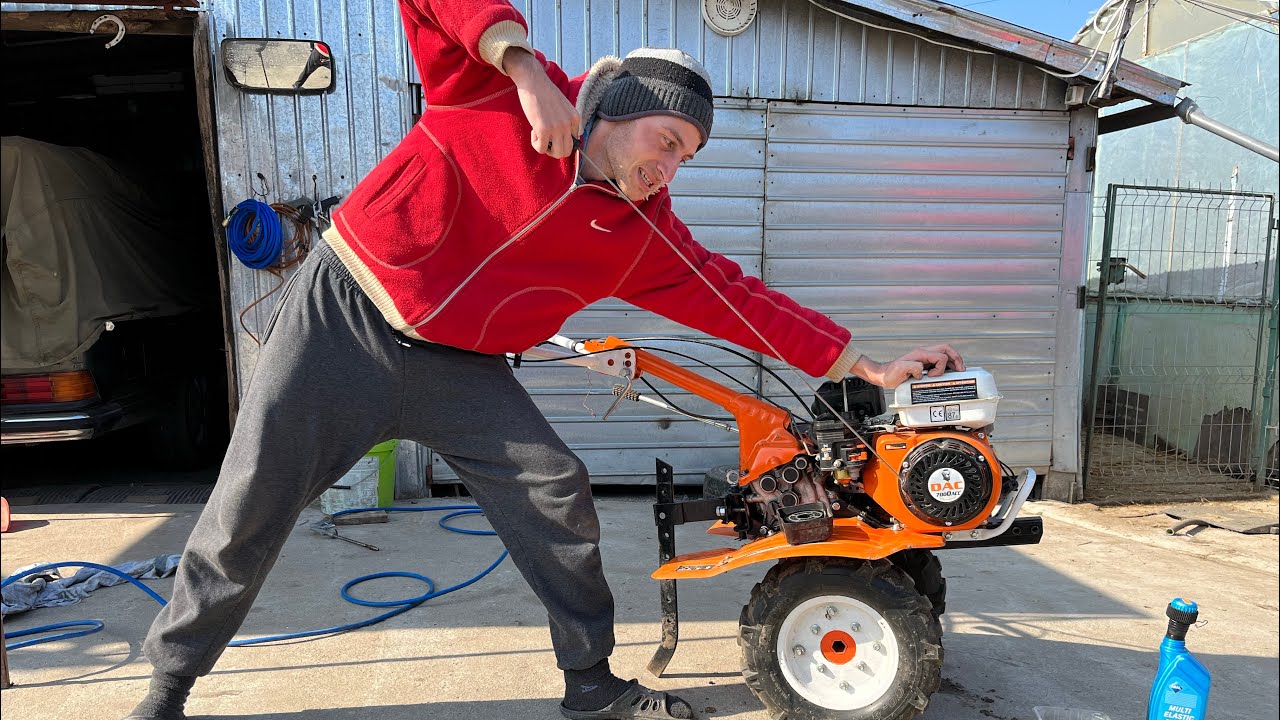 Al doilea schimb de ulei la motocultor Ruris, nu mai vroia să pornească ...