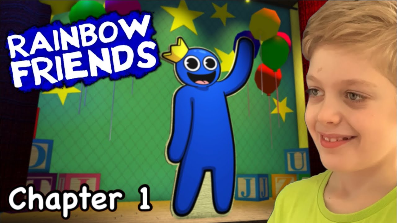 I FINALLY beat RAINBOW FRIENDS (Chapter 1)… - YouTube