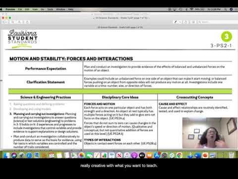 Reading the Elementary Louisiana Science Standards - YouTube