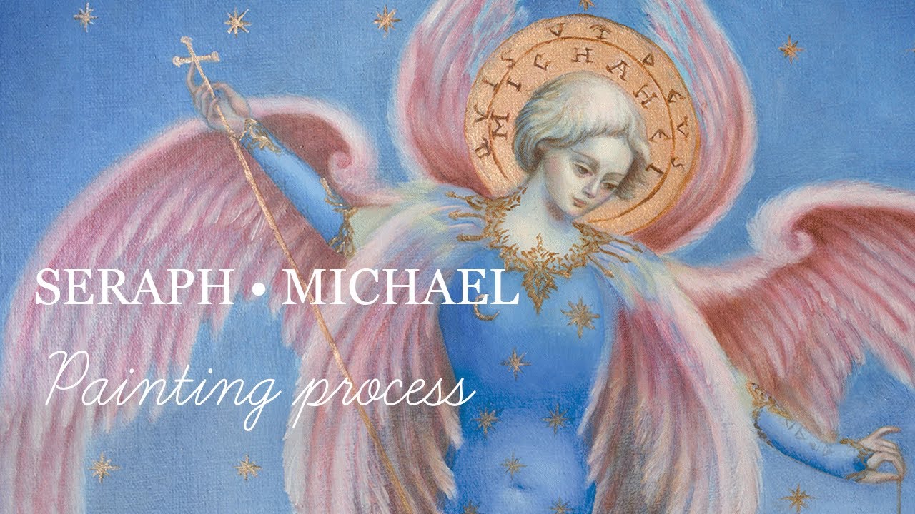 Painting seraph archangel St. Michael - YouTube