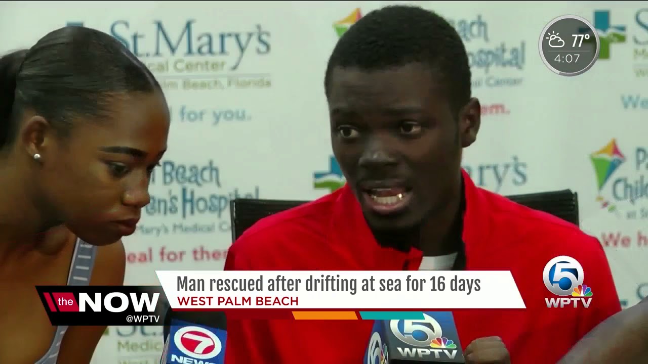 Stranded at sea for 16 days, 23-year-old Samuel Moss says he’s grateful ...