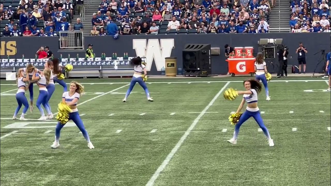 Winnipeg Blue Bomber Cheer/Dance Team 2022 opener - YouTube