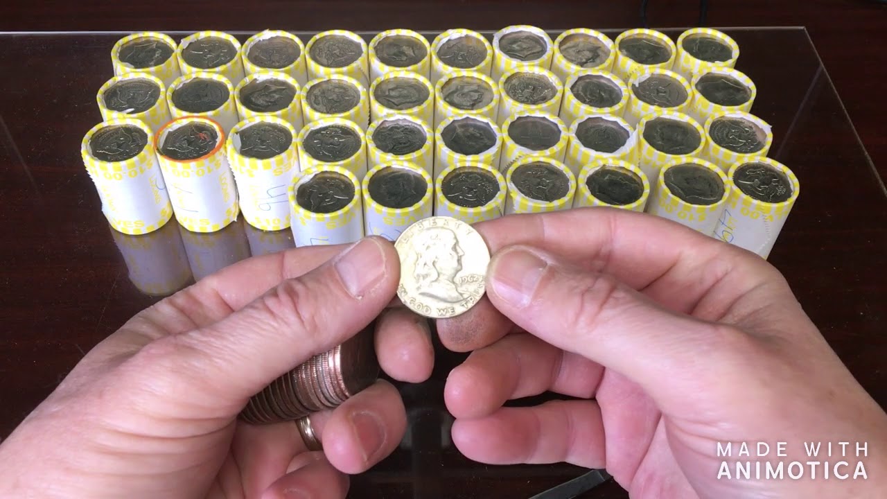 BENJI IS BACK!!! HALF DOLLAR COIN ROLL HUNTING! #7 - YouTube