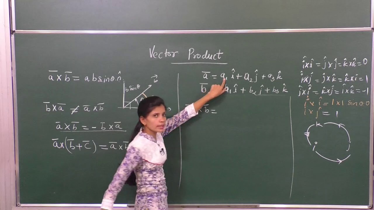 MATHS-XII-10-06 Cross product of vectors, Pradeep Kshetrapal channel ...
