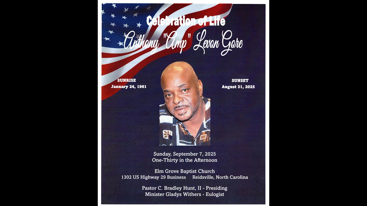 Anthony "Amp" Levon Gore - YouTube