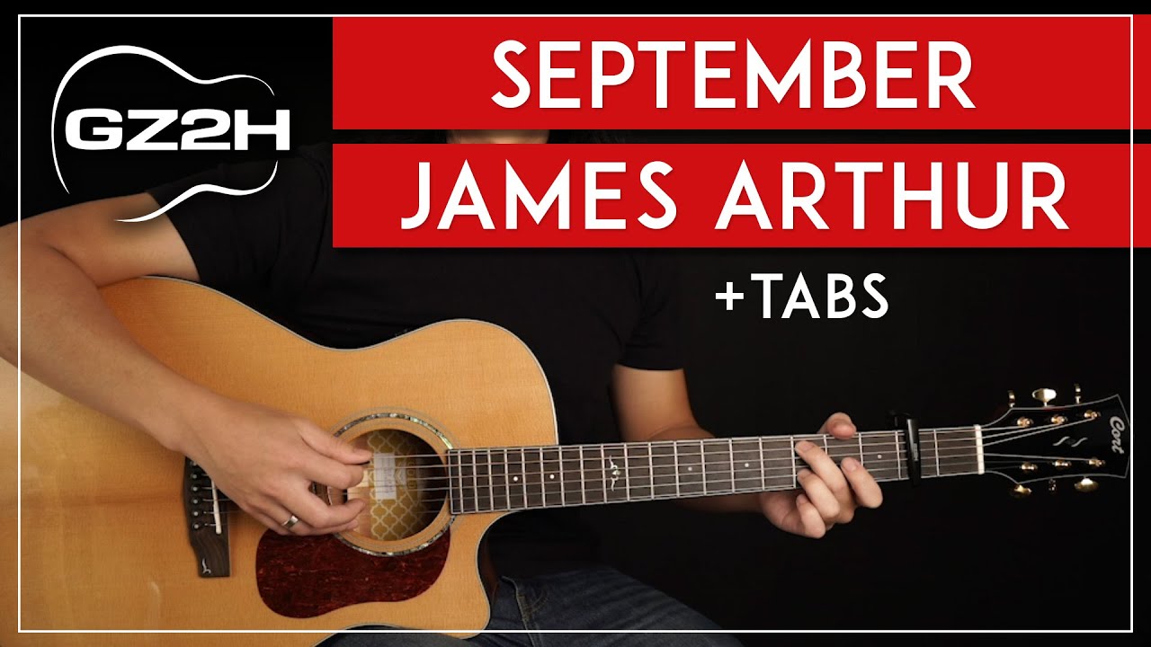 September Guitar Tutorial James Arthur Guitar Lesson |Easy Chords ...