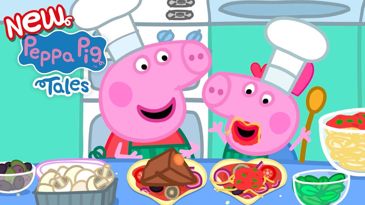 Peppa-Wutz-Geschichten 🐷 Die Valentingstags-Pizza 🐷 Peppa-Wutz Episoden ...