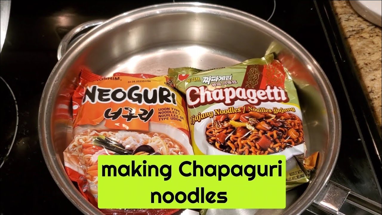 making Chapaguri noodles - YouTube