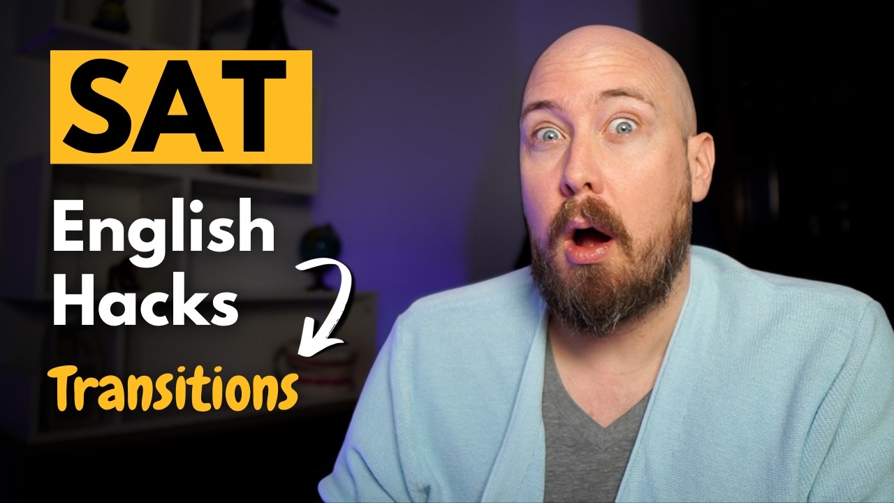 SAT English Hacks | Transitions - YouTube