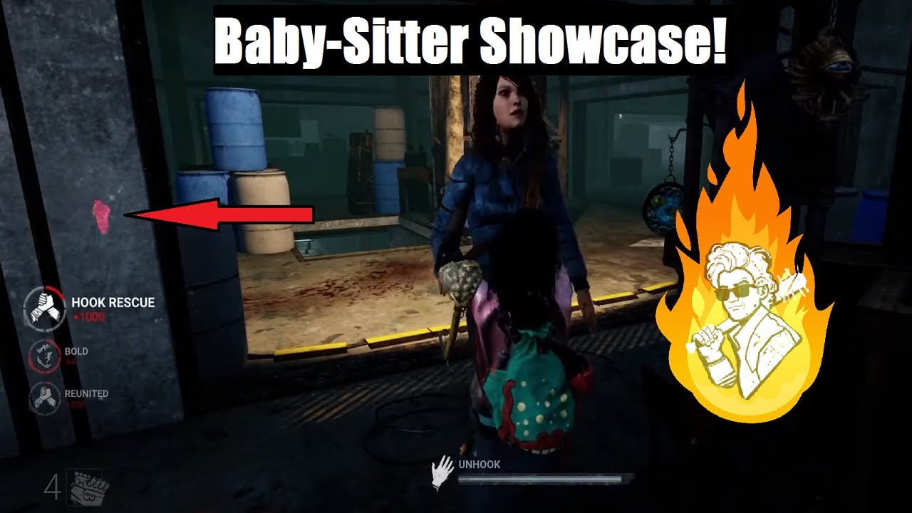 Using Babysitter to Babysit my Teammates! DbD Perk Showcase - YouTube