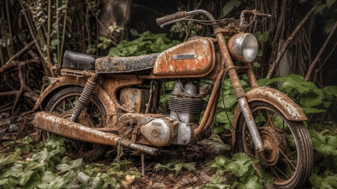 Old Soviet Motorcycle Full Restoration - Videos Restore Soviet Old Moto ...