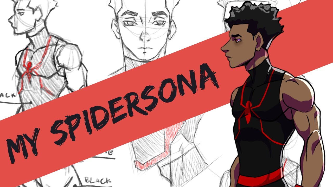 Drawing my Spidersona | Glbrboss - YouTube