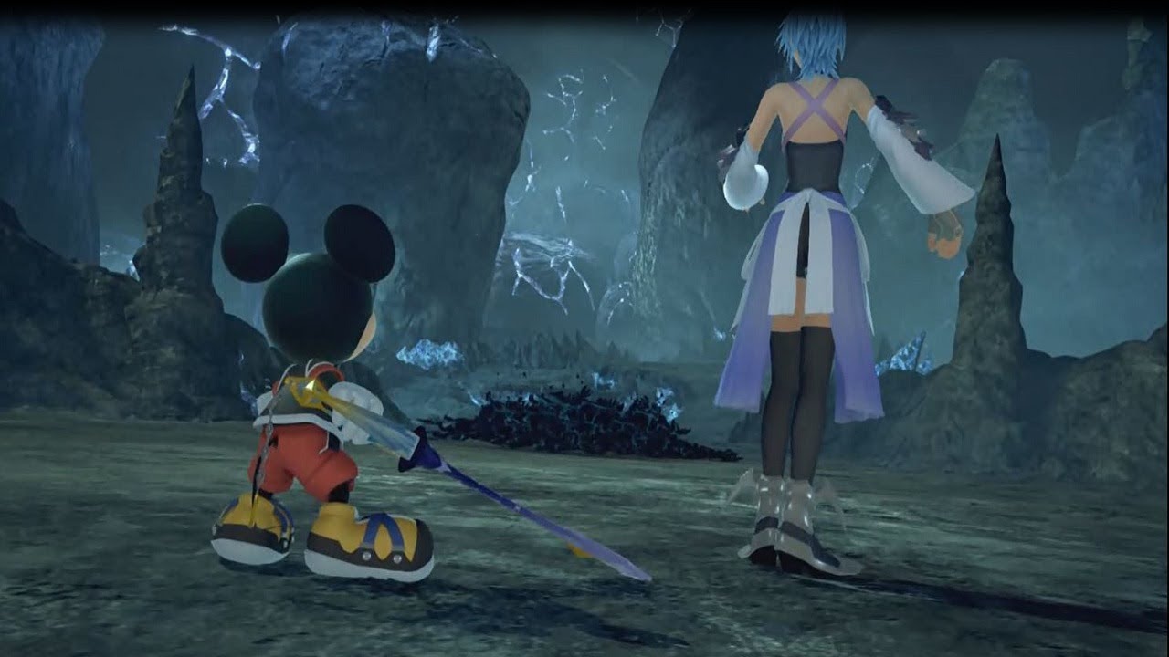 KH: Birth by Sleep 0.2 HD 2.8 (PS4) Aqua And Mickey V.s. Demon Tide Of ...
