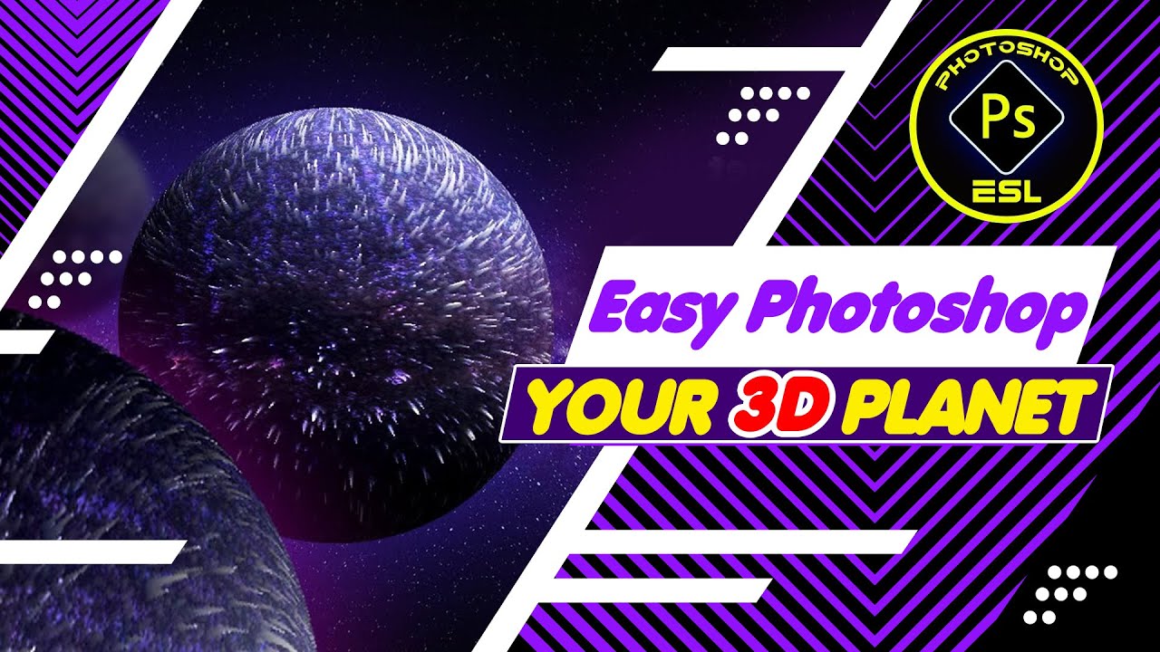 Photoshop tutorial | Photoshop manipulation | create your 3d planet ...