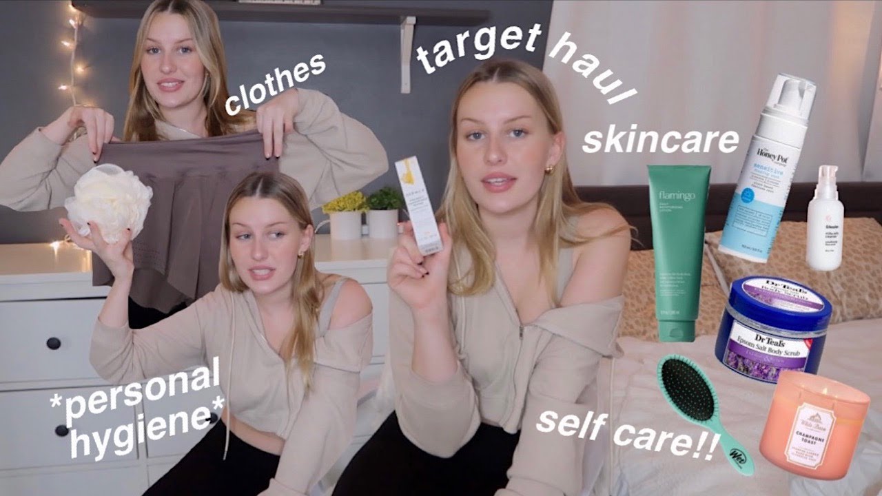Target self care haul! hygiene products, skin care, clothes, electric ...