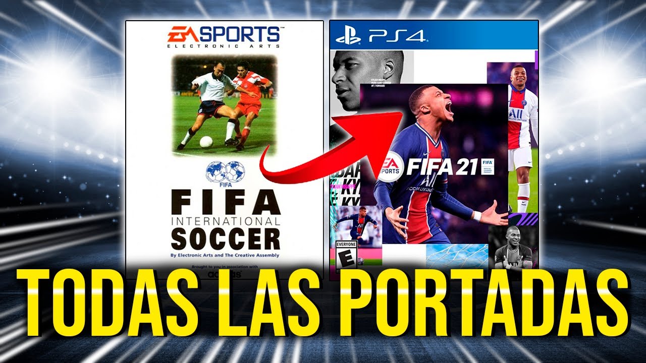 ⚠️TODAS las PORTADAS de FIFA (desde Fifa 94 hasta Fifa 21 ...