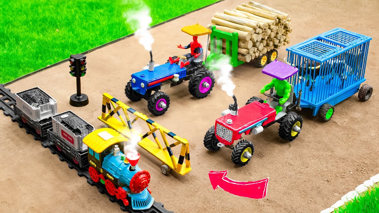 40 MINS diy tractor mini traffic lights science project | How to make ...