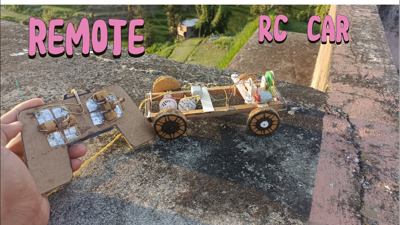 new idea| how to make a remote control car at home using cardboard and ...