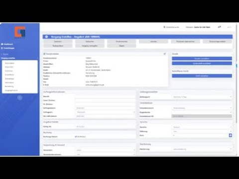 GLORiXX ERP Vorgänge - YouTube