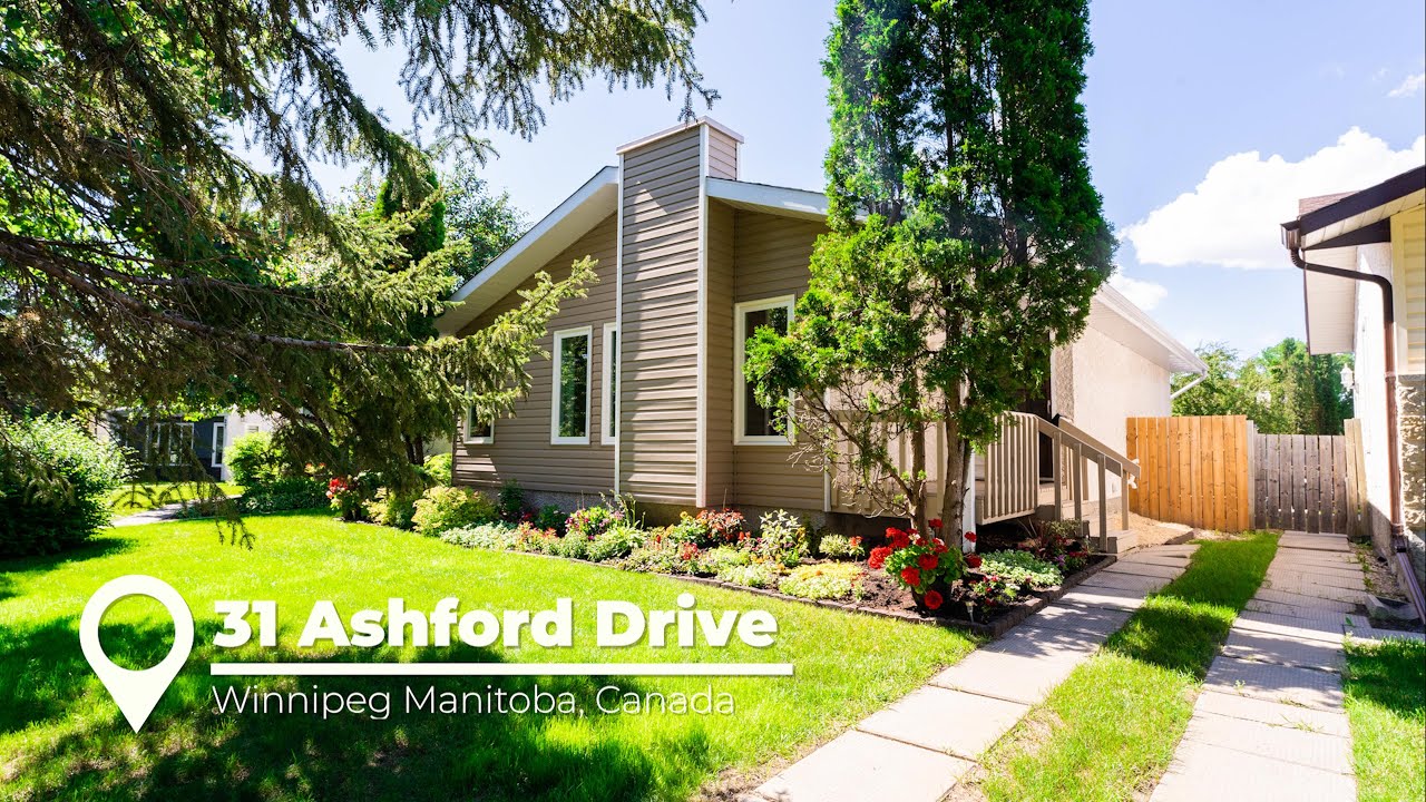 31 Ashford Drive | Real Estate Video Tour | Winnipeg Manitoba Canada ...