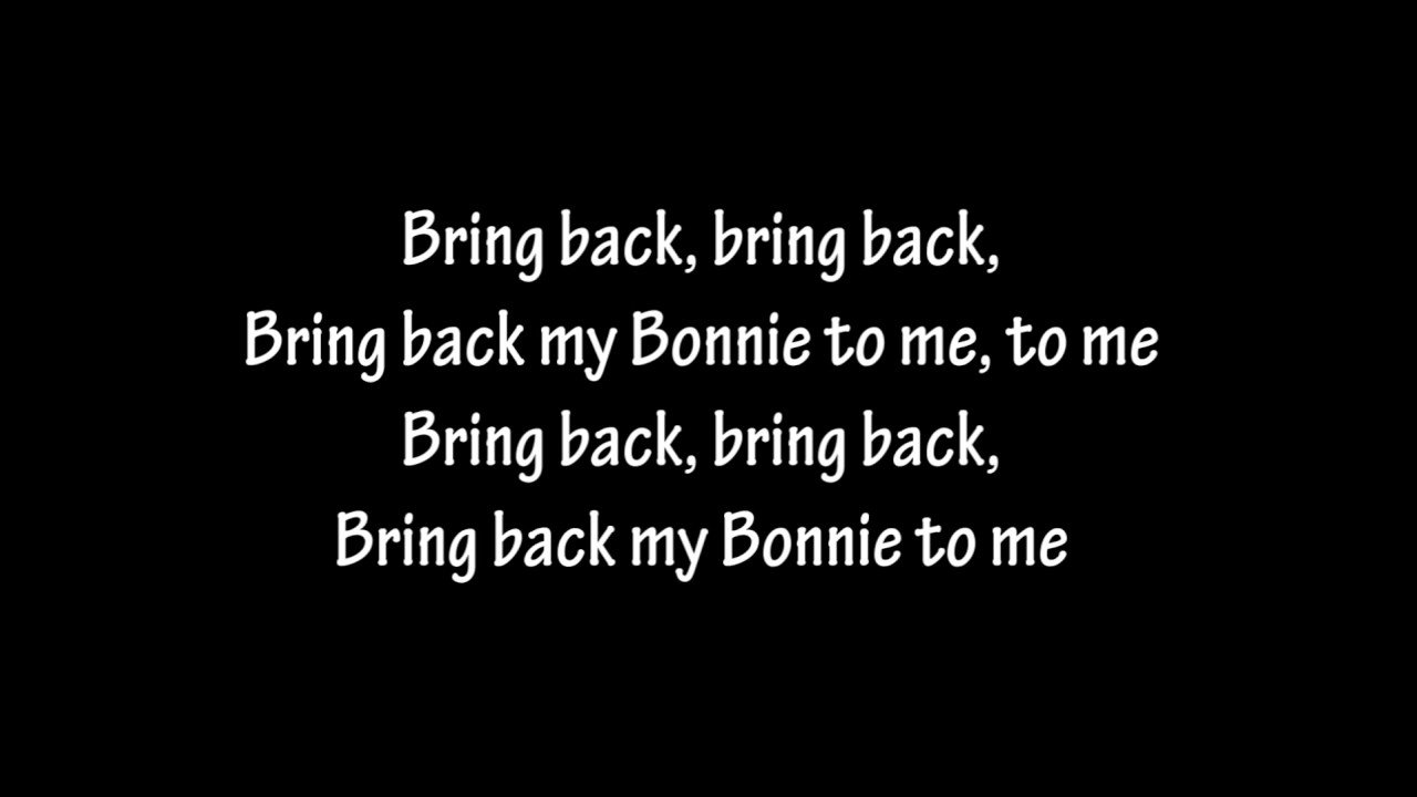 My Bonnie - lyrics - YouTube