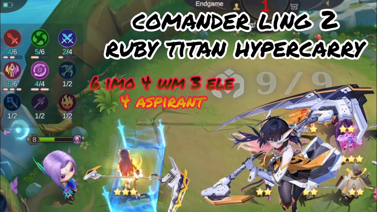 magic chess MLBB - commander ling 2 showdown Ruby hypercarry 6 imo 4 wm ...