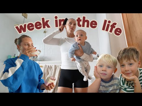 solo parenting, making sourdough & juggling 3 kids | week in the life vlog