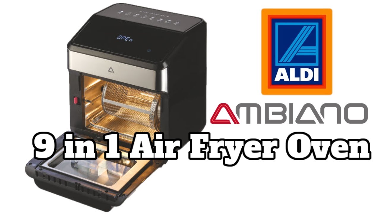 Aldi 9-in-1 Air Fryer Oven | Rotisserie Chicken Made Easy! - YouTube