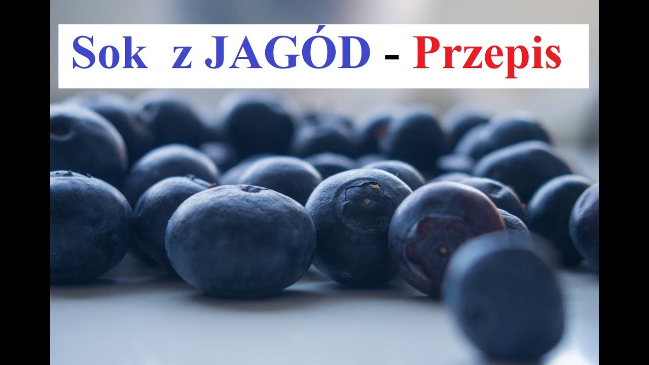 Sok z JAGÓD - Przepis - YouTube