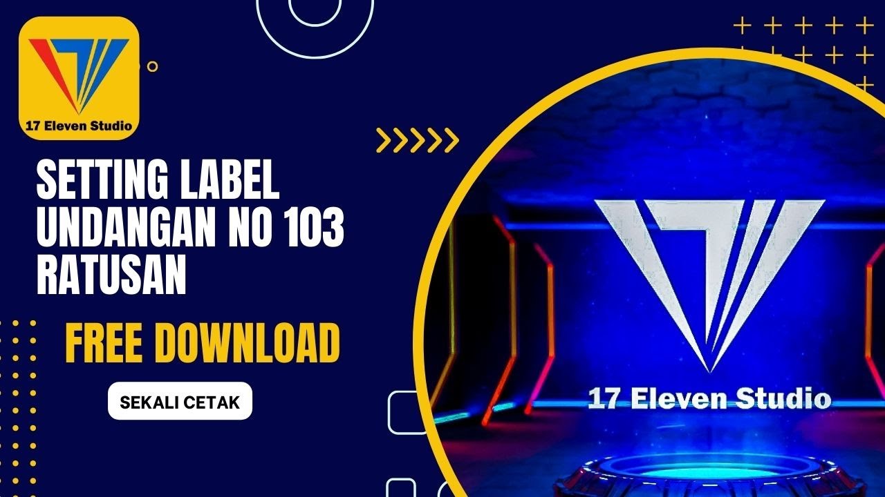 Setting / Format Label Undangan Ratusan Sekali Cetak | Free Download ...