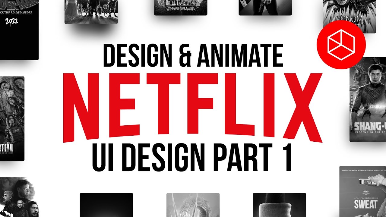 NETFLIX style UI Design PART 1 Tutorial - Design & Prototype #AdobeXD ...