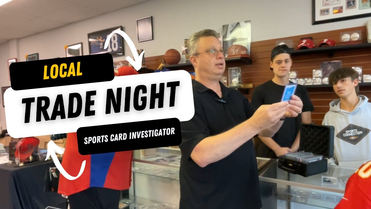 Trade Night At a Local Card Shop: What The Hobby is All About - YouTube