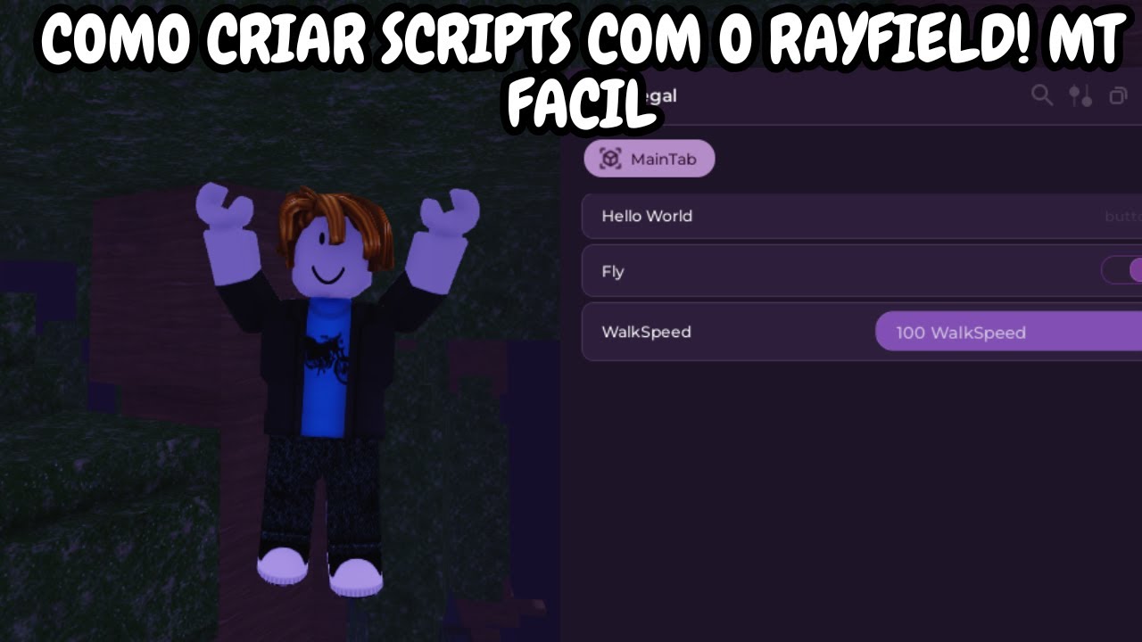 COMO CRIAR SCRIPTS COM O RAYFIELD! MT FACIL USANDO LIBRARY - YouTube