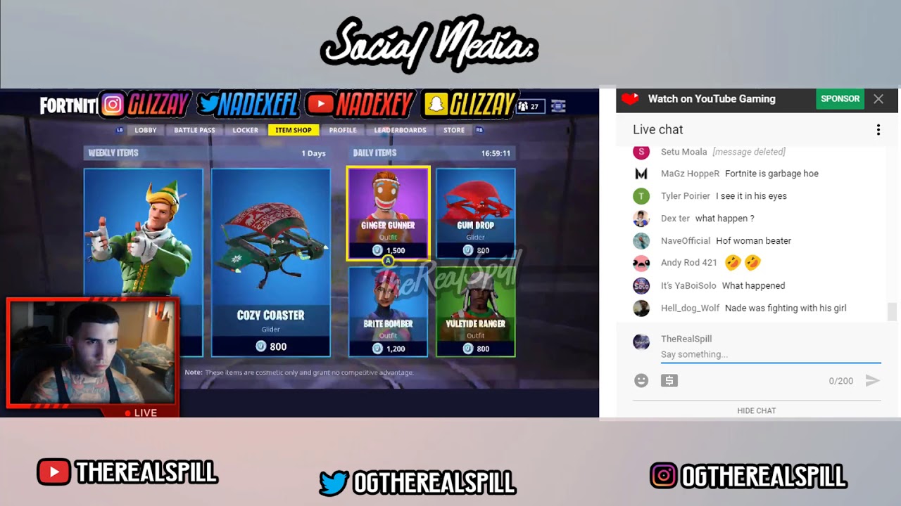 Nadexe Brakes Up With His Girlfriend And Crys On Live Stream ...