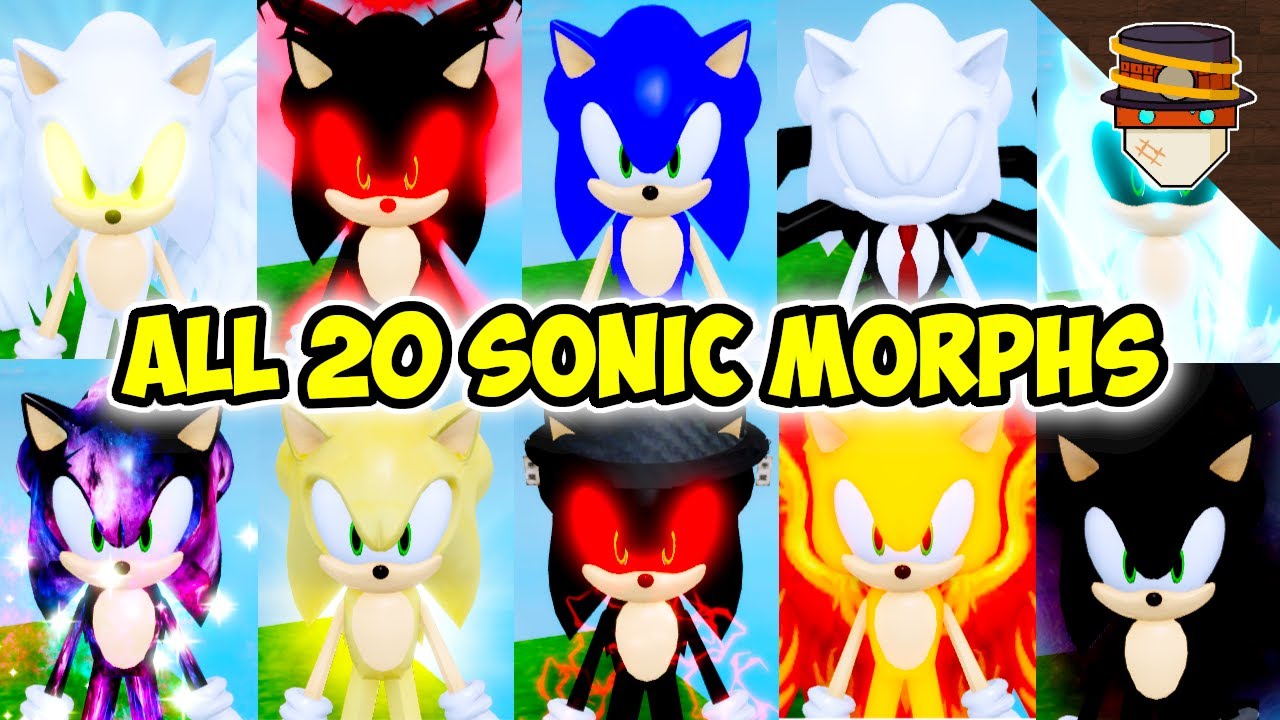NEW FIND THE SONIC MORPHS! - YouTube