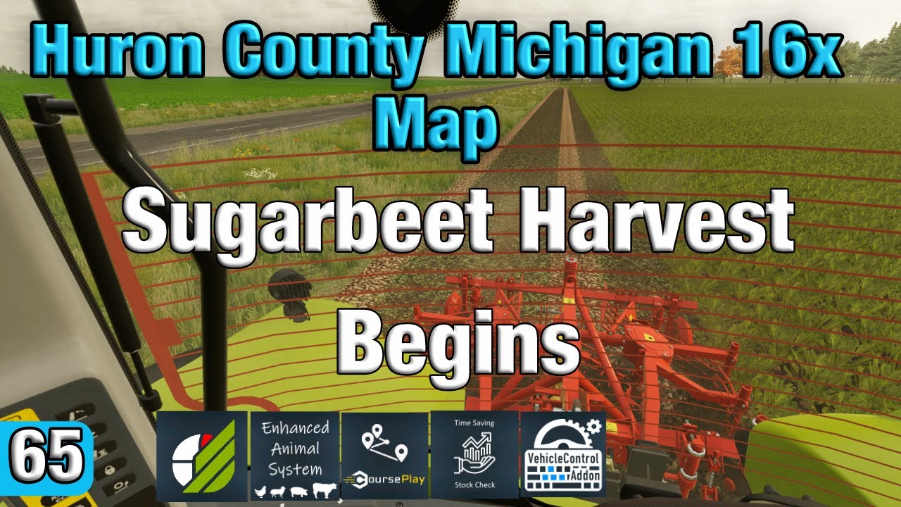On the Beet's - Huron County Michigan 16x Map - FS22 - Episode 65 - YouTube
