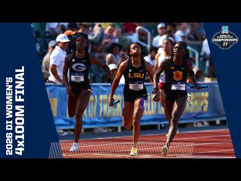 Women's 4x100m relay final - 2026 NCAA outdoor track and field championships