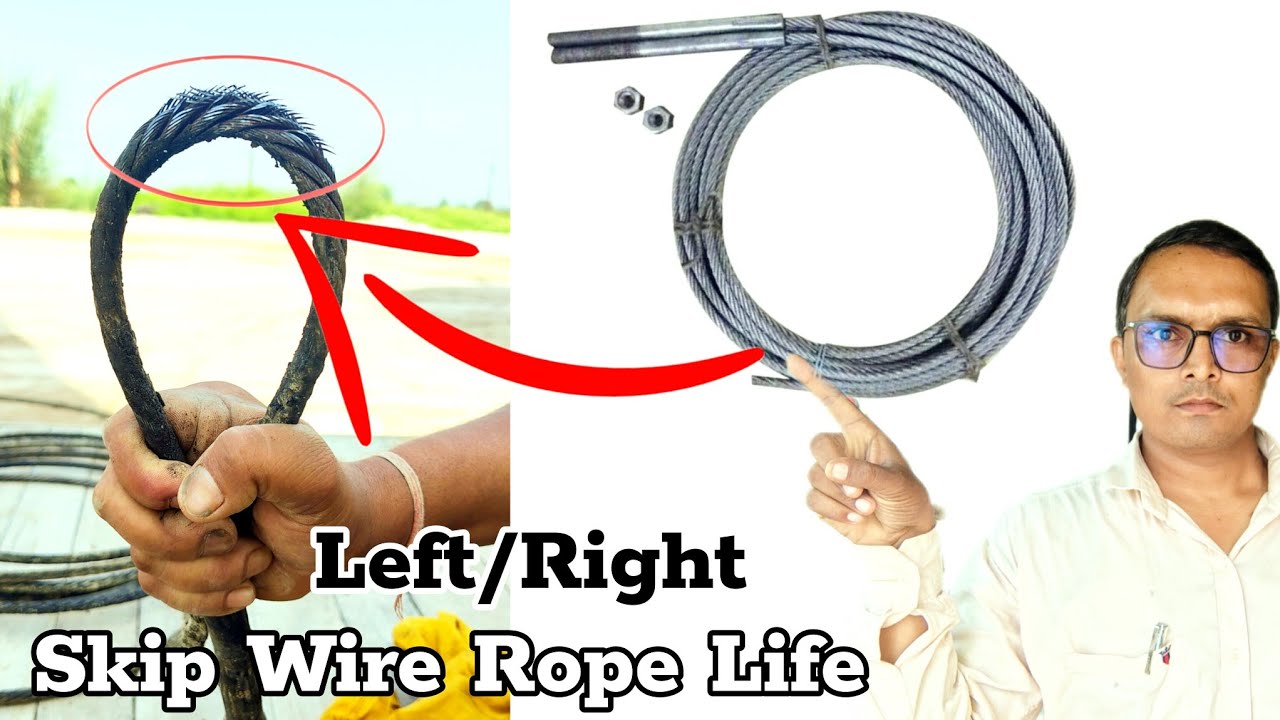 Batching plant skip wire rope replace life conditions #skip @SunilPlant ...