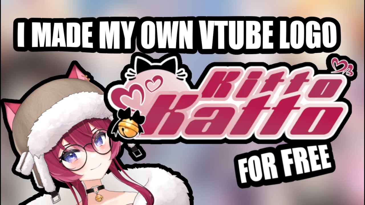 HOW I MADE MY VTUBE LOGO FOR FREE - YouTube