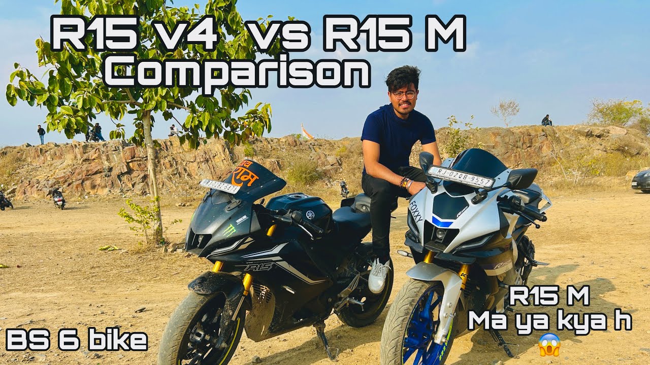 R15 V4 VS R15 M Comparison || BS6 bike || R15 M ma ya kya h 😱 Owo # ...