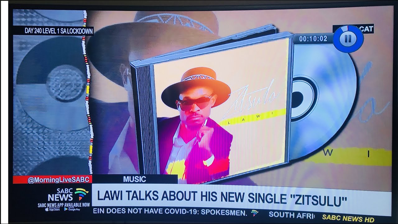 Afro jazz musician Lawi returns on SABC TV Morning Live with his single ...