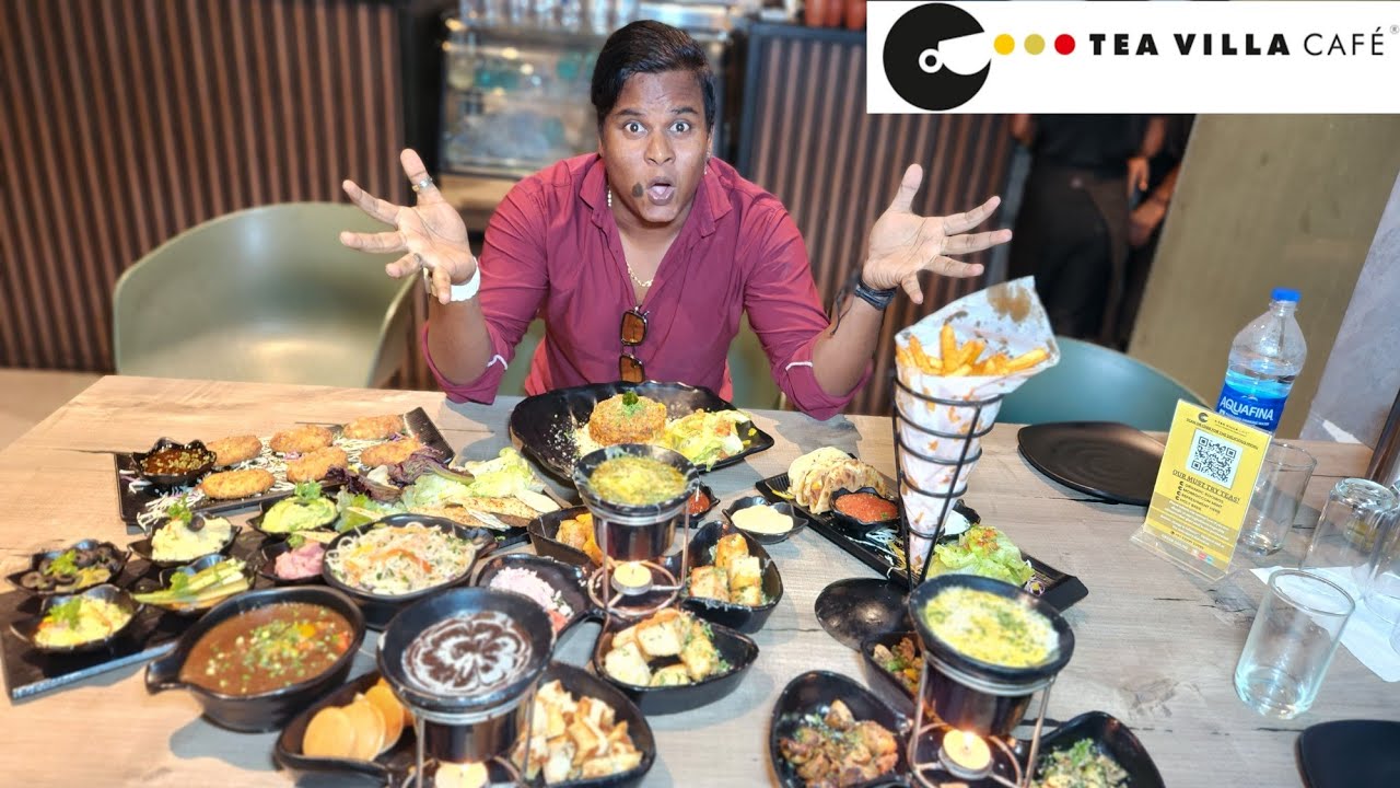 Tea Villa Cafe in T-Nagar ☕🤤😵‍💫|One of the Best Vegterian Spot My list ...