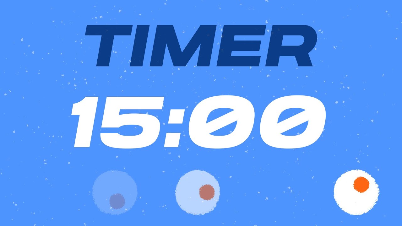 15-Minute Countdown Timer - Clear & Simple | Perfect for Quick Tasks ...