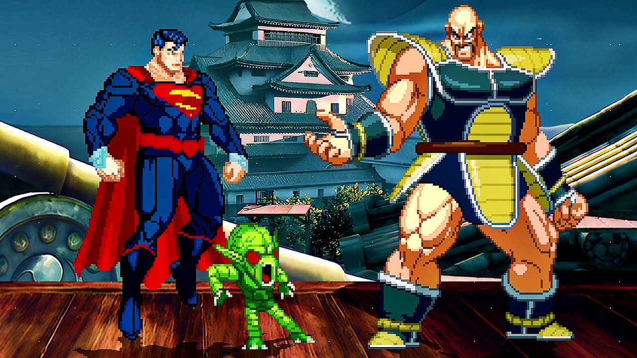 Superman fights Nappa - Defender of Earth - YouTube